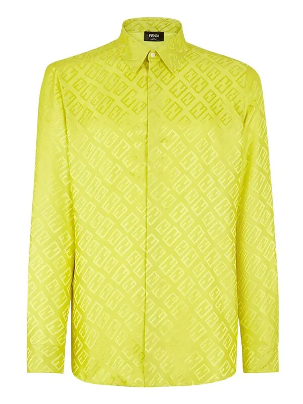 Fendi Tonal Ff Shirt - Green