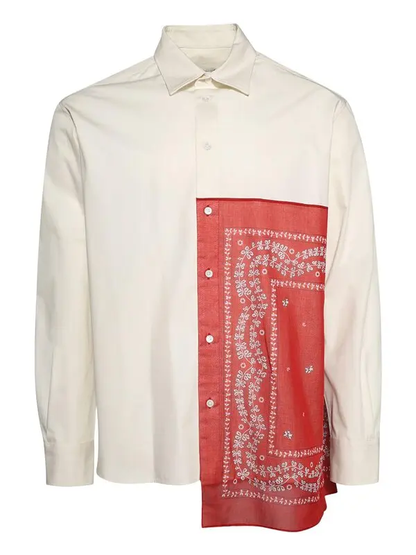 LANVIN Rateau Bandana Boxy Shirt - White