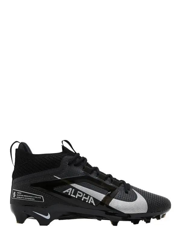 Nike Alpha Menace 4 Elite Athletic Shoe - Black