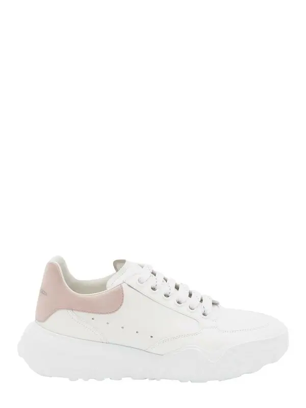 Alexander McQueen Oversized Court Trainer - White