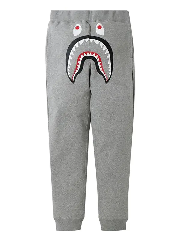 A BATHING APE Shark Sweatpants - Grey