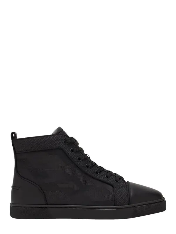 CHRISTIAN LOUBOUTIN Louis Orlato High-top Sneakers - Black