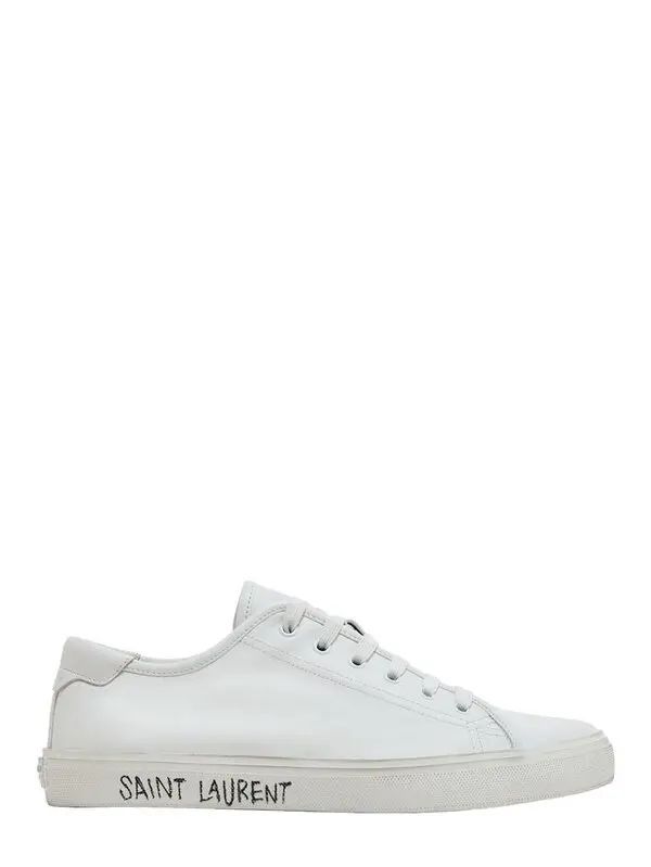 Saint Laurent Malibu Low Sneakers - White