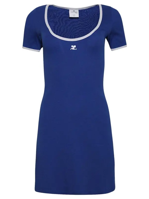 COURREGES Holistic Mini Dress - Blue