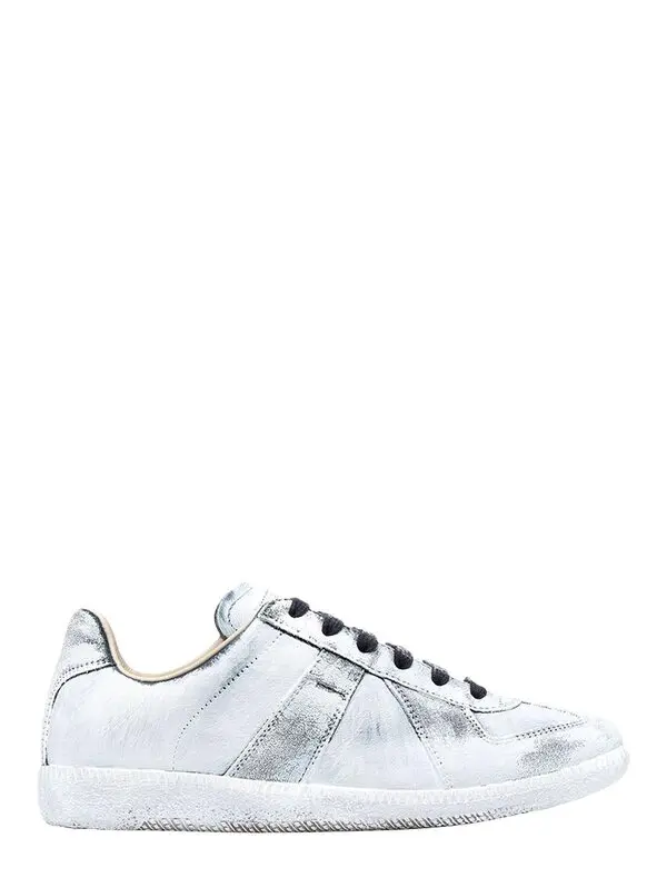 MAISON MARGIELA Replica Low 'blue Delft Paint - White
