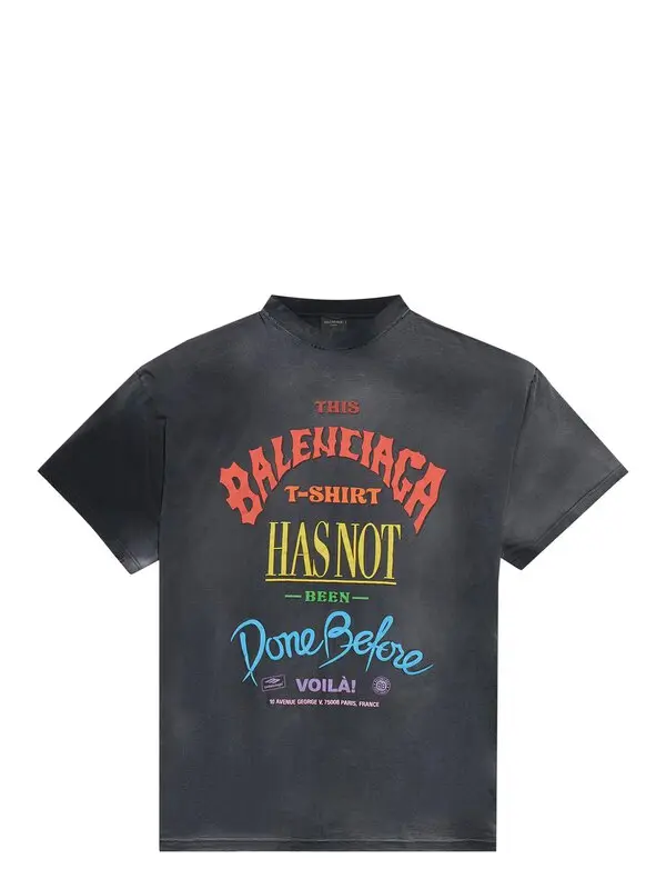 Balenciaga Not Been Done' T-shirt - Black