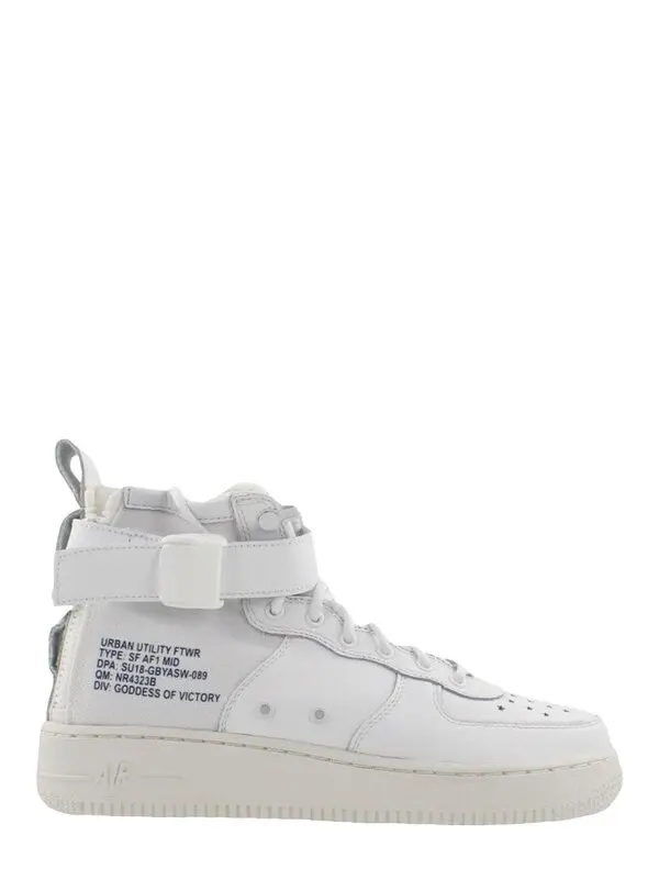 Nike Sf Air Force 1 Mid Qs Gs Sneakers - White