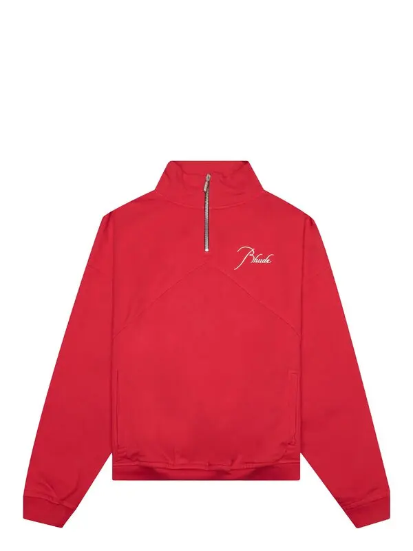 Rhude Quarter Zip - Red