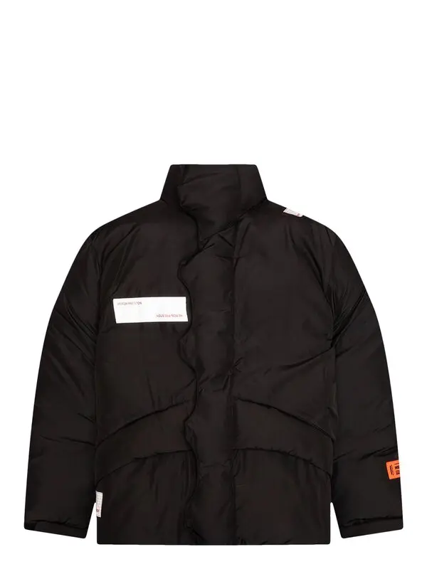 Heron Preston Hiking Tape Puffer Jacket - Black