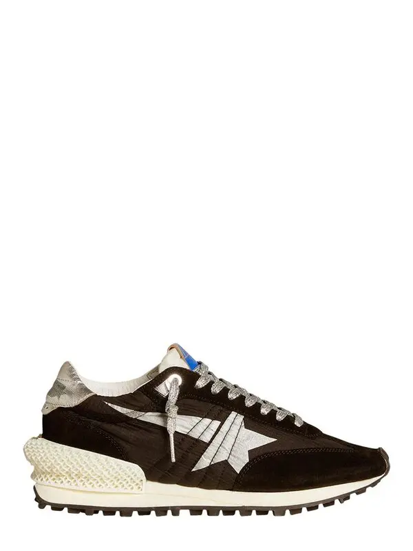 GOLDEN GOOSE Marathon Metallic Sneakers - Black