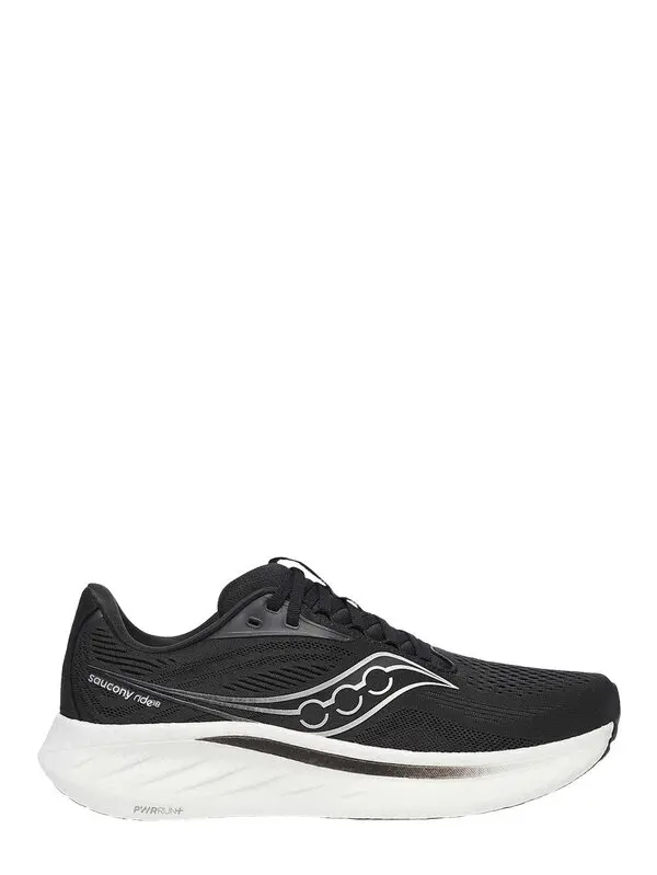 Saucony Ride 18 Wide Sneakers - Black