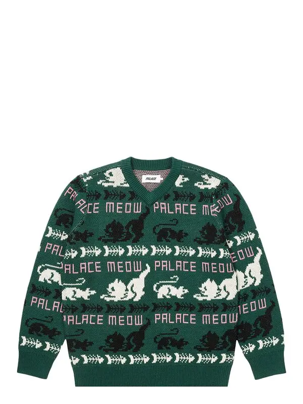 PALACE Meow Knit - Green