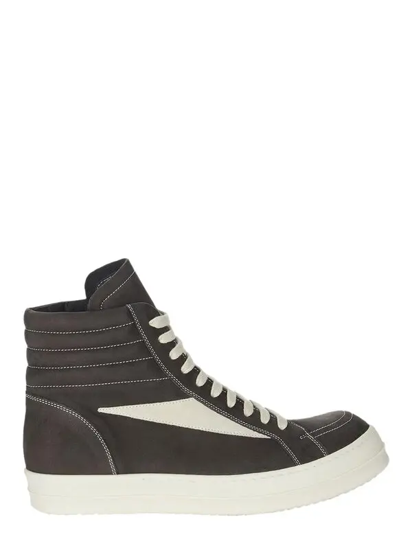 Rick Owens Porterville Vintage High Top Sneakers - Brown