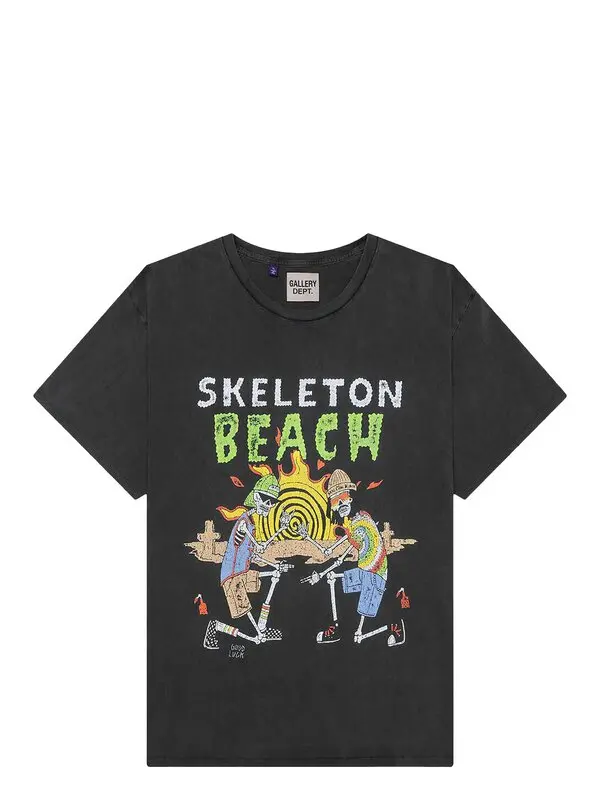 GALLERY DEPT. Skeleton Beach Tee - Black