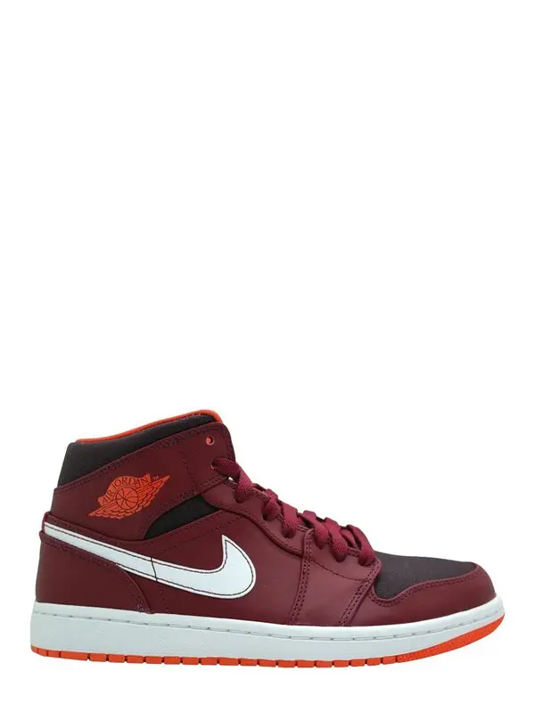 JORDAN 1 Mid Top Sneakers - Red