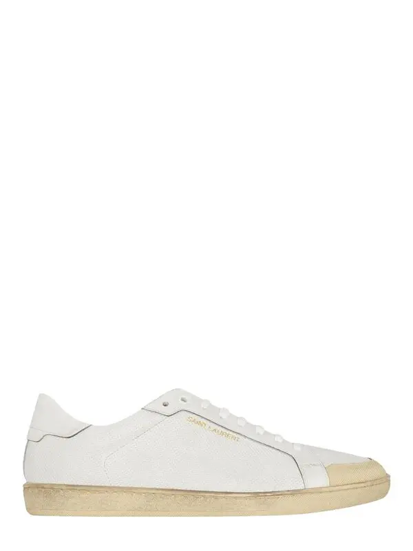 Saint Laurent Court Classic Sl-39 Low Sneakers - White