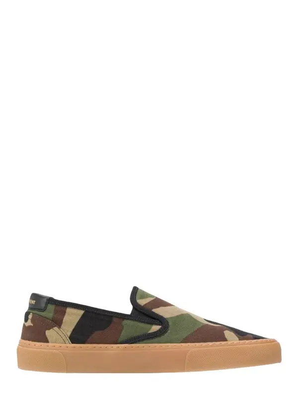 Saint Laurent Venice Camo Slip-on - Green
