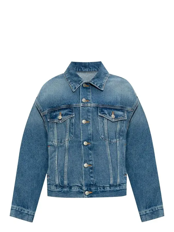 MAISON MARGIELA Denim Sports Jacket - Blue