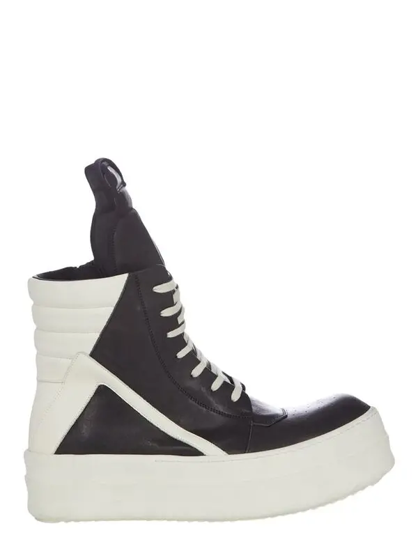 Rick Owens Mega Bumper Geobasket High-top Sneakers - Black