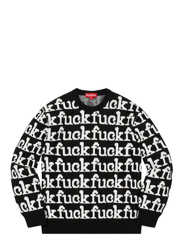 Supreme Pullover Sweater - Black