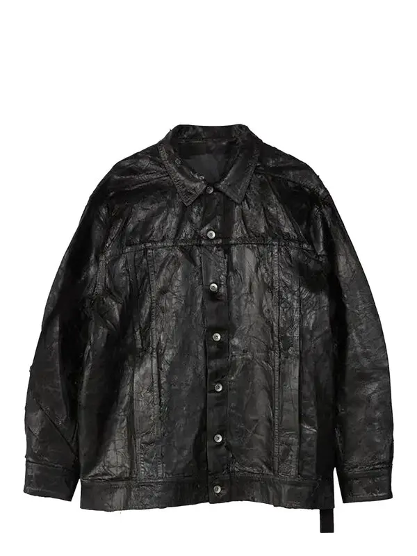 Rick Owens Jumbo Worker Jacket - Black