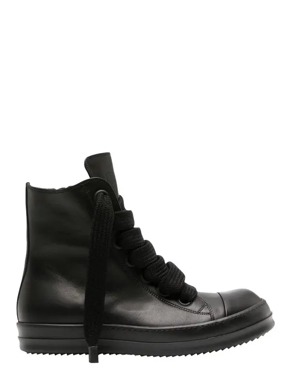 Rick Owens Lido Jumbo Laced Sneakers - Black