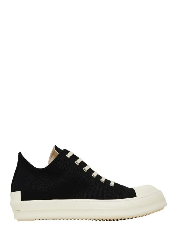 Rick Owens Fogachine Low Sneakers - Black
