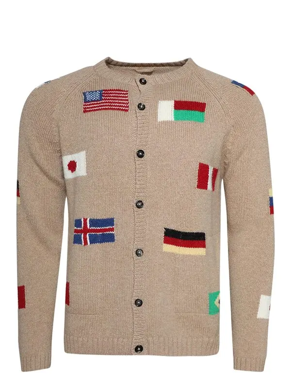 BODE Round The World Cardigan - Tan