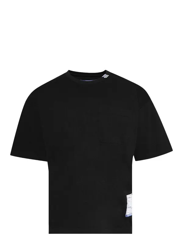 Mihara Yasuhiro Heavy Weight Jersey Pocket Short-sleeve Tee - Black