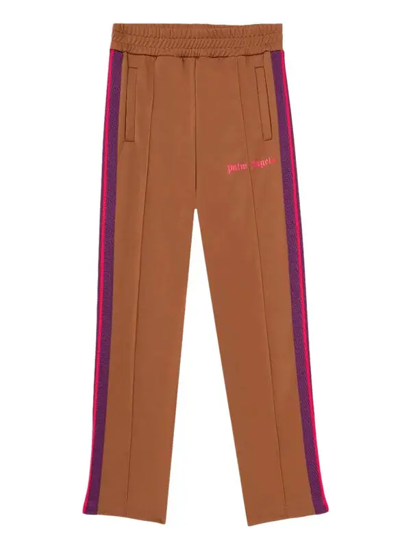 Palm Angels College Slim Track Trousers - Brown