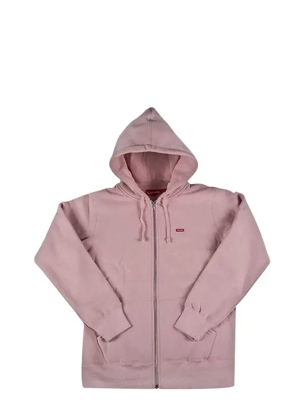 Supreme Small Box Zip Up Sweatshirt - Pink