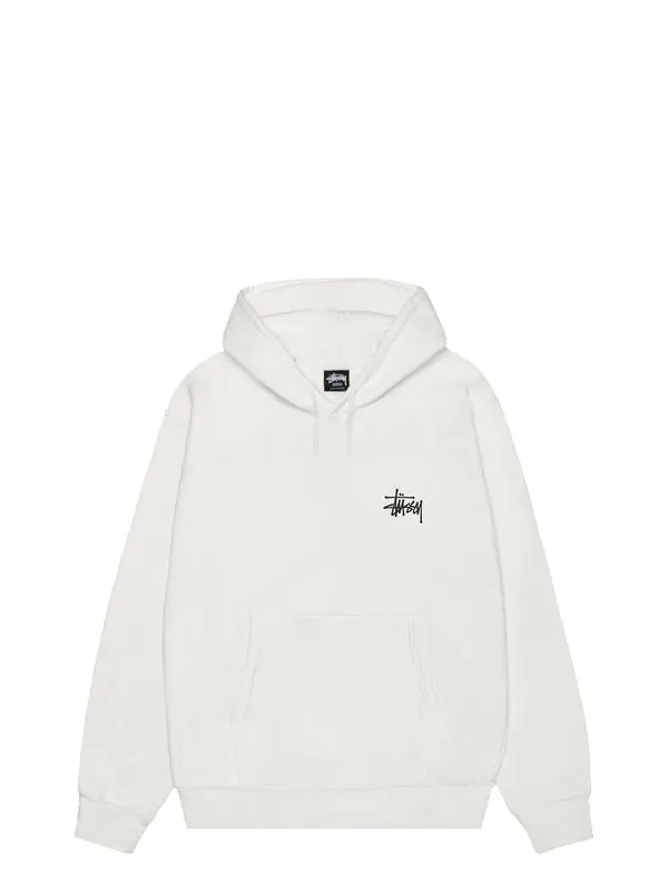 StÜssy Basic Pigment-dyed Hoodie - Cream