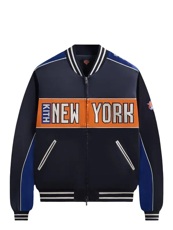 Kith For The New York Knicks Souvenir Jacket - Blue