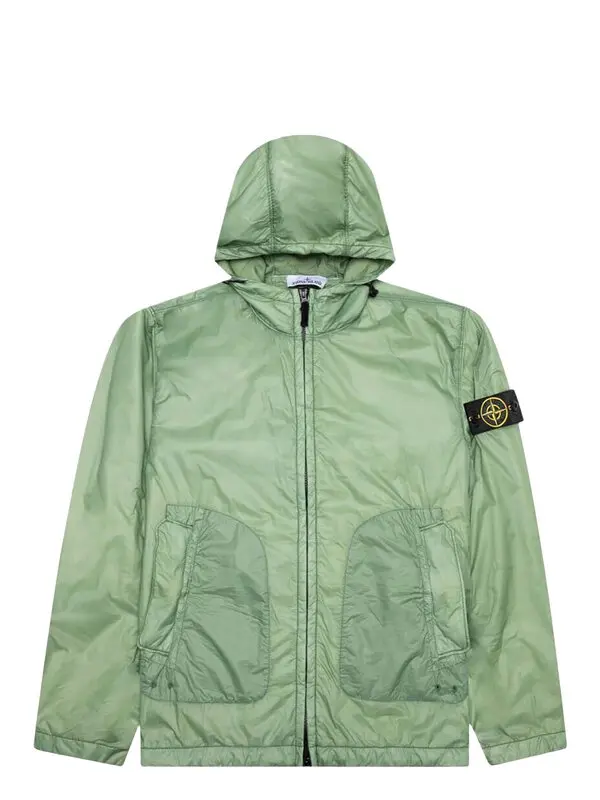 Stone Island Packable Hooded Jacket - Green