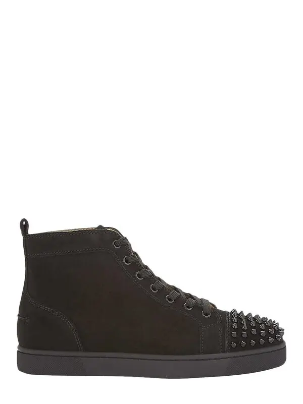 CHRISTIAN LOUBOUTIN Louis Flat High-top Sneaker - Black