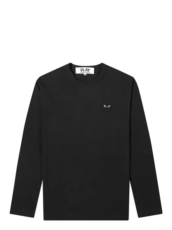 Play Comme Des Garcon Long Sleeve T-shirt - Black