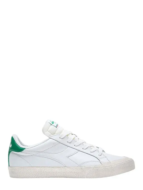 DIADORA Melody Leather Dirty Sneakers - White