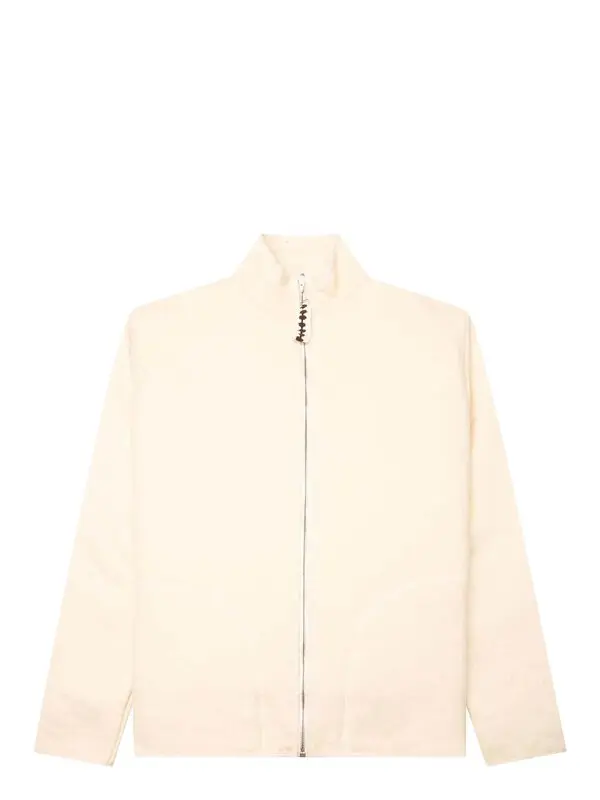 JIL SANDER Zip-up Teddy Jacket - White
