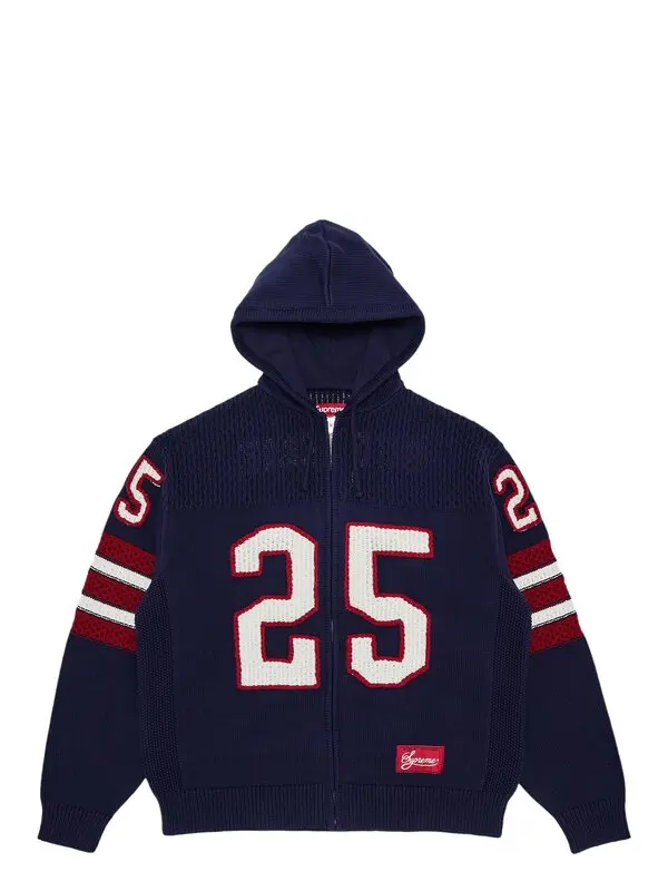 Supreme Sport Zip Up Hooded Sweater - Blue