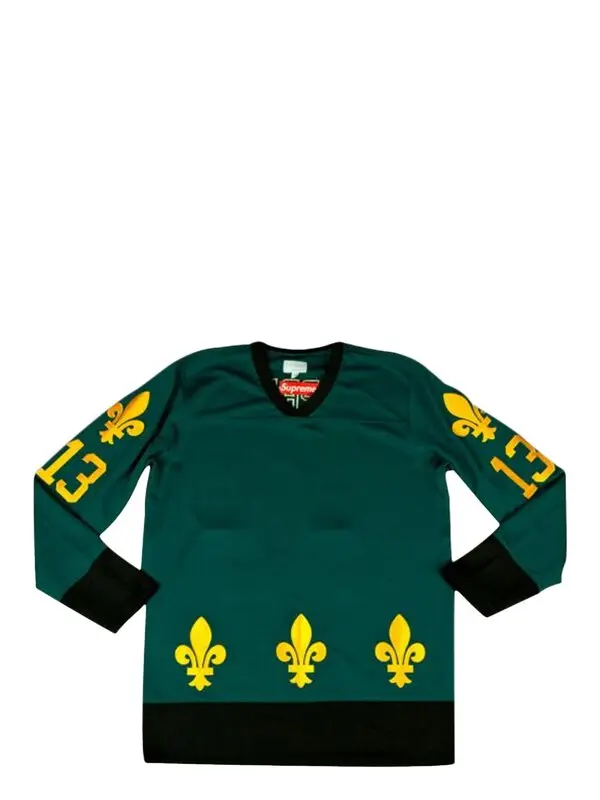 Supreme Fleur De Lis Hockey Jersey - Teal