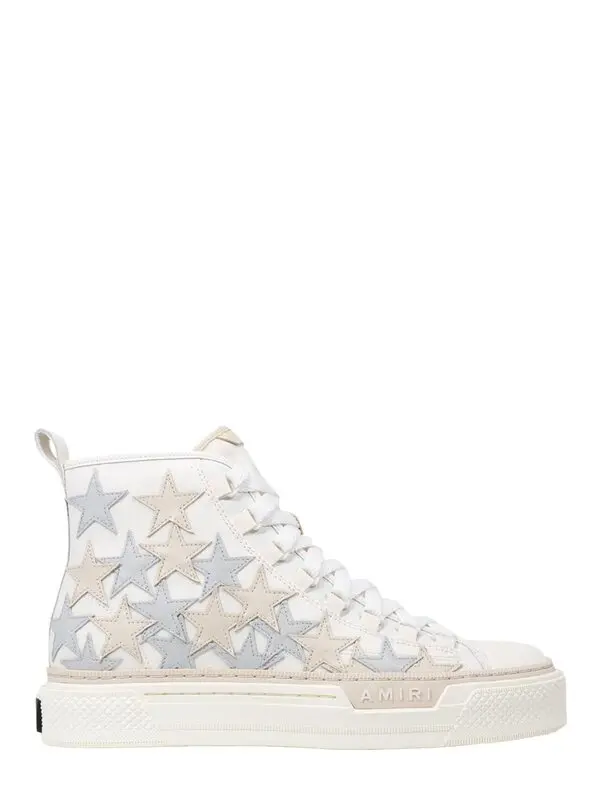 Amiri Stars Court High Sneakers - White