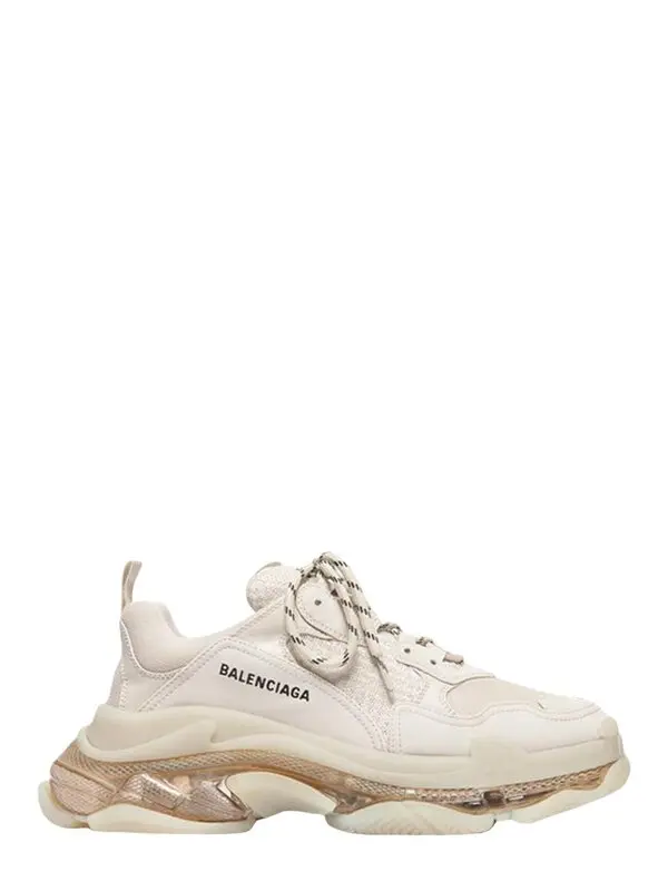 Balenciaga Triple S Sneaker Clear Sole - White