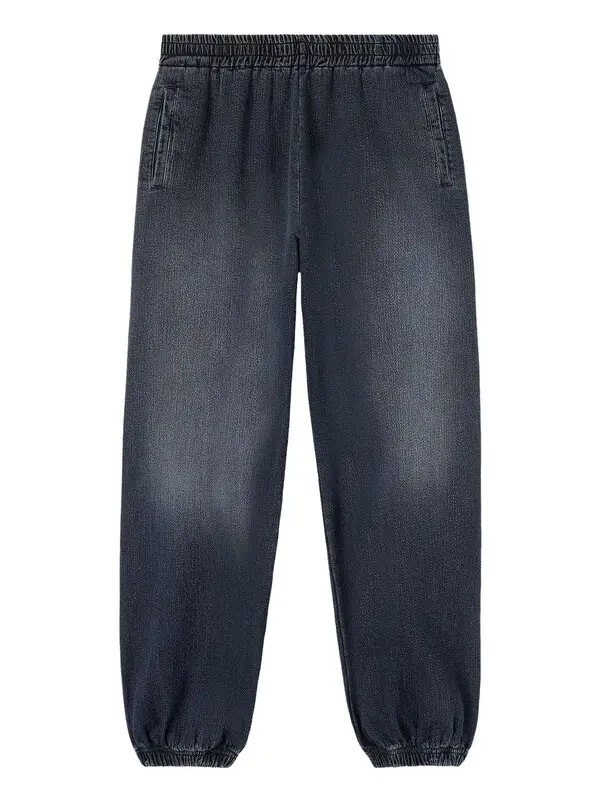 Palm Angels Monogram Series Washed Sweatpants - Black