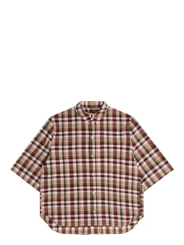 WILLY CHAVARRIA Hacienda Short-sleeve Shirt - Brown