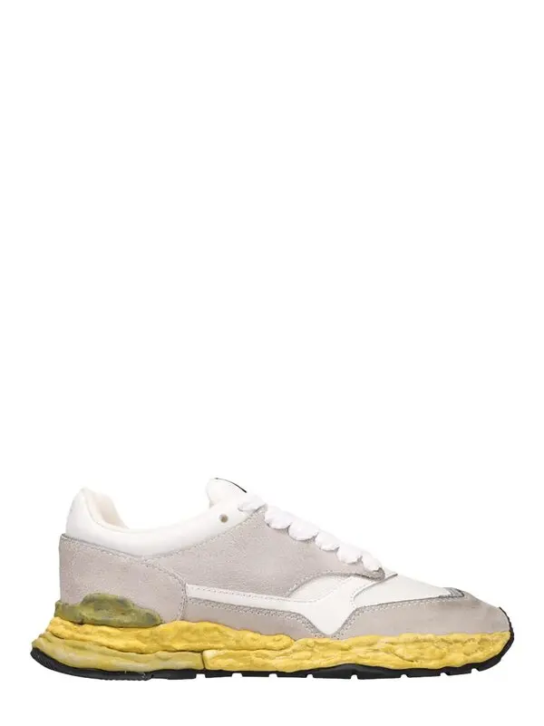 Mihara Yasuhiro George Og Sole Mixed Material Low Sneakers - White