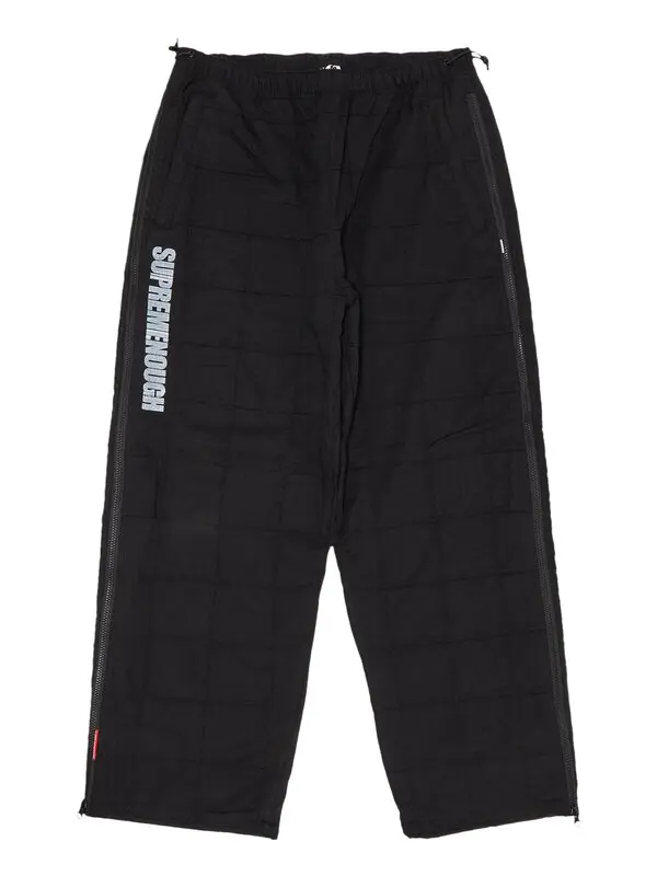 Supreme X Goodenough Patchwork Madras Full Zip Track Pant - Black