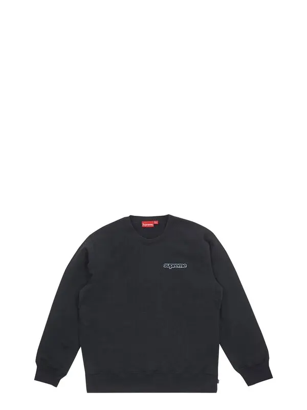 Supreme Connect Crewneck Sweatshirt - Black