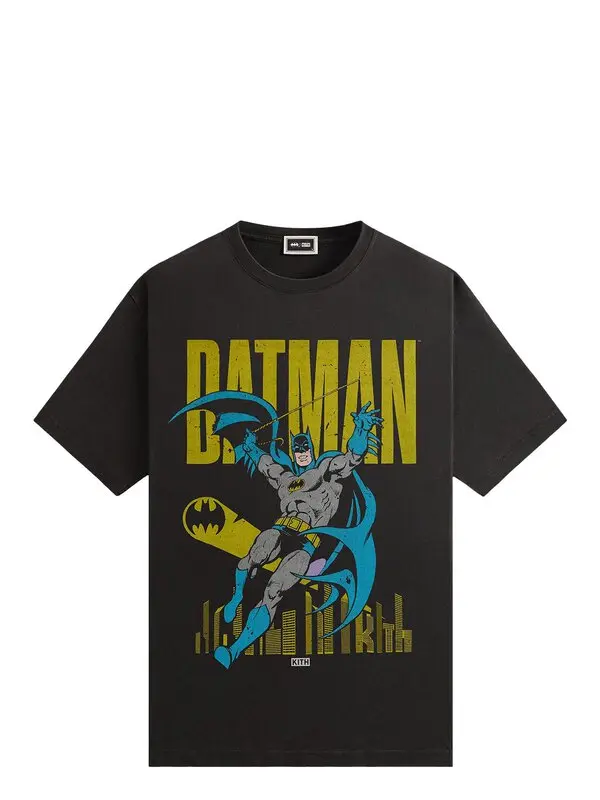 Kith X Batman Classic Vintage Tee - Black