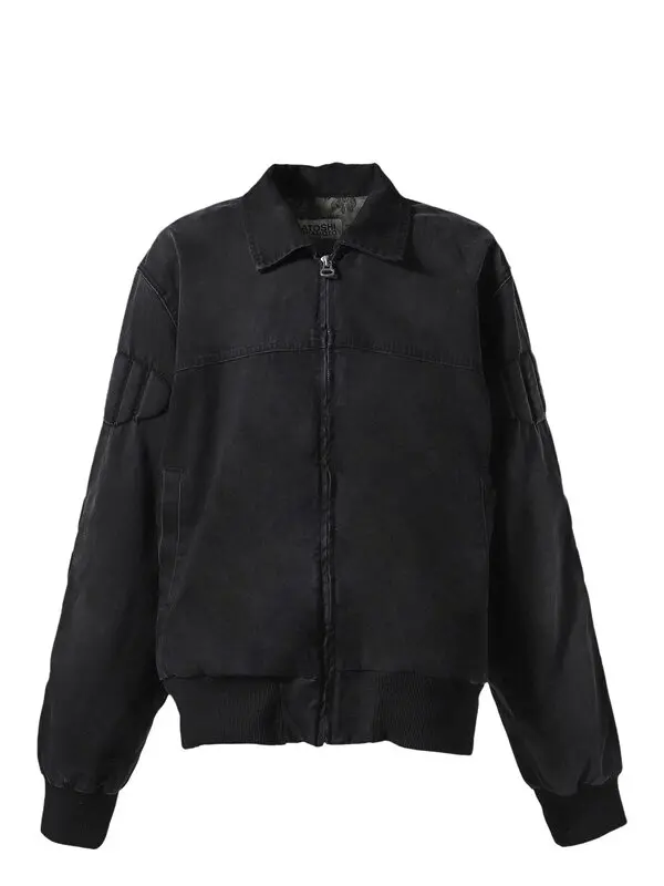 SATOSHI NAKAMOTO Freedom Bomber Jacket - Black