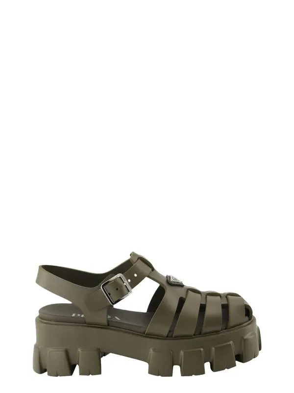 Prada Foam Rubber Sandal - Green